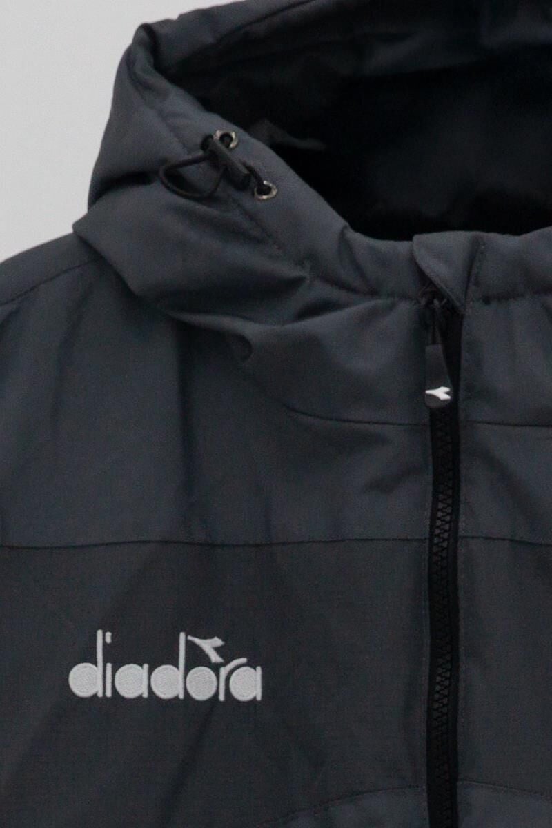 Diadora Alto Anorak Uzun Mont Antrasit | CRS Spor